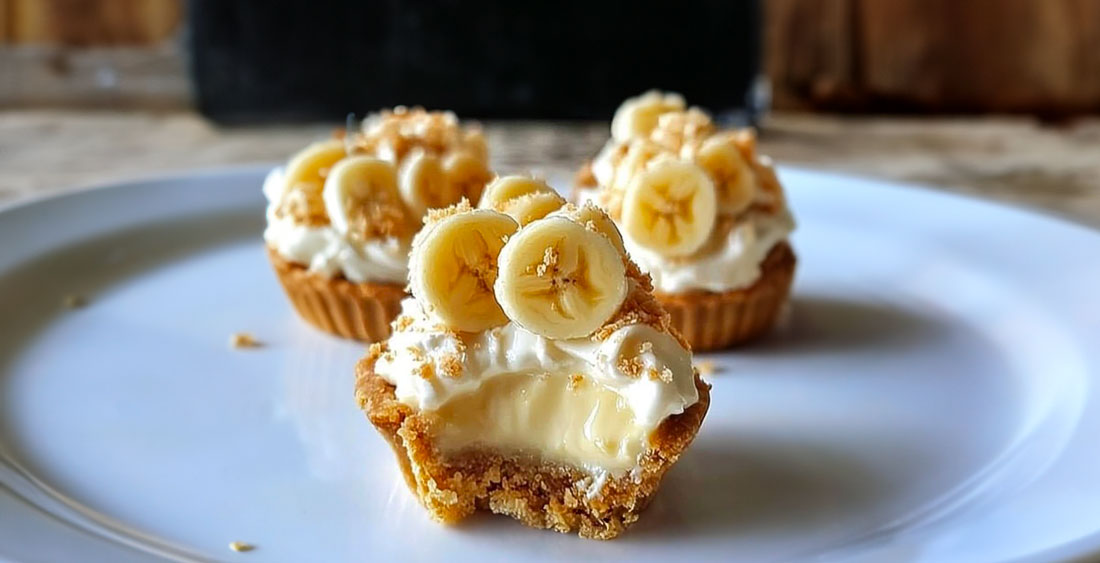 Mini Tartes à la Crème de Banane Sans Cuisson – Recettes
